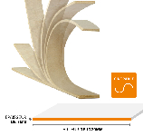 PANNEAU CONTREPLAQUÉ CINTRABLE FIL LONG 2500X1220X7MM