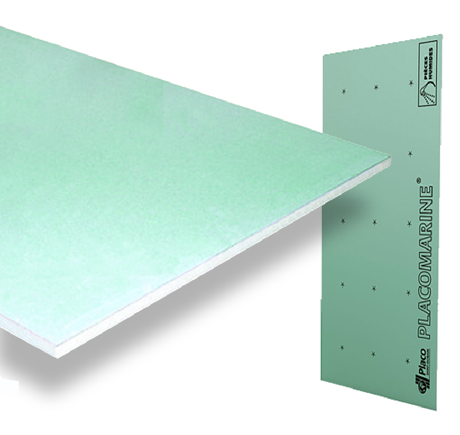 PLAQUE DE PLÂTRE BA13 HYDROFUGE