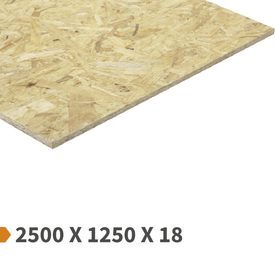 Oppresseur le rendu Shah panneau osb 18 mm 2500 x 1250 Couloir Pebish Allié